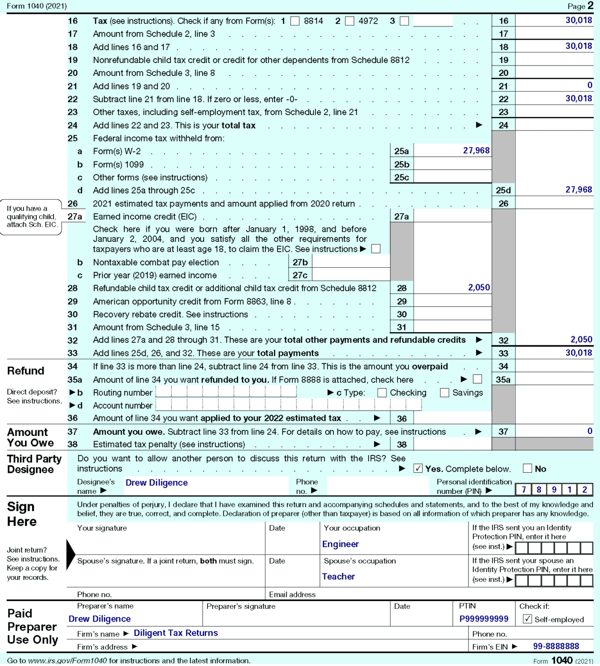 A Narrow Window of Opportunity for Married Couples to Enhance Tax ...