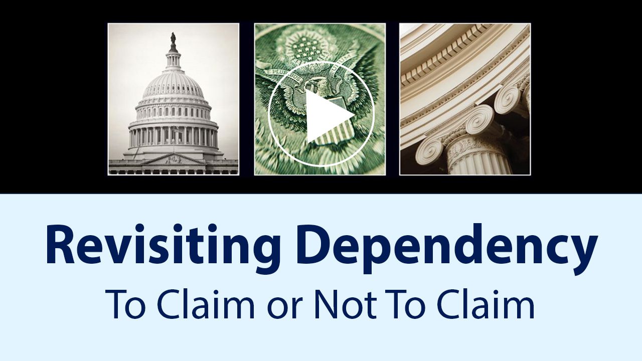 Revisiting Dependency: To Claim or Not To Claim - U of I Tax School