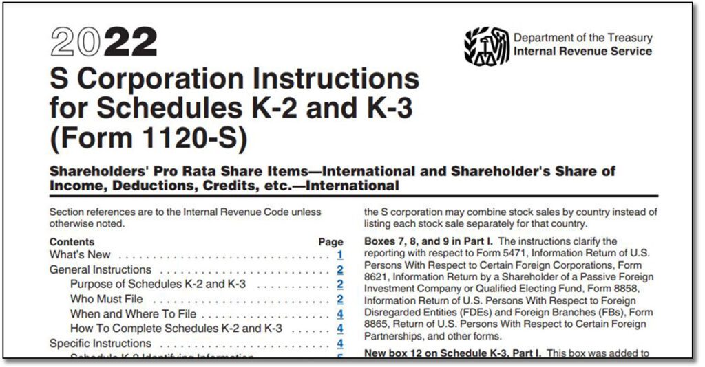 How To Implement Latest IRS Instructions for Schedules K-2 & K-3 - U of ...