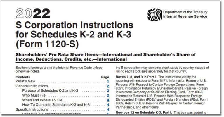 How To Implement Latest IRS Instructions for Schedules K-2 & K-3 - U of ...