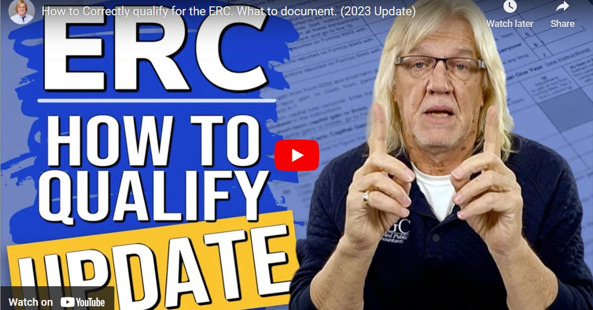 Don't Fall for ERC Scams - Qualify the Correct Way - U of I Tax School