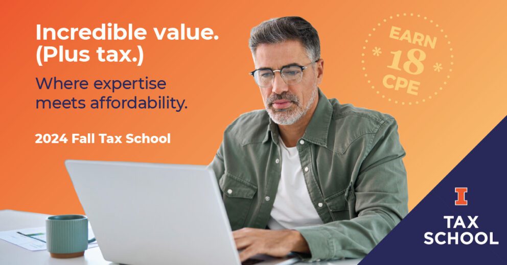 University of Illinois Tax School - IRS-Approved Continuing Federal Tax ...